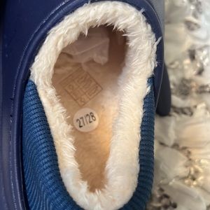 Shoes | Kids Shark Slippers Navy Blue | Poshmark